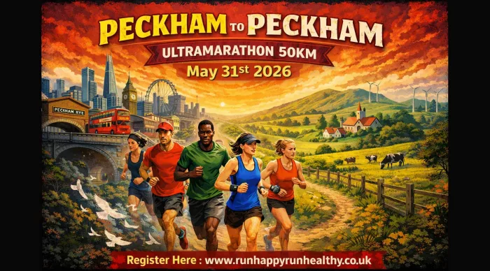 Peckham to Peckham Ultramarathon 50km – Run Happy Run Healthy